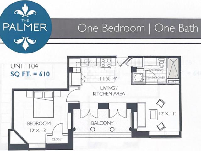1 BR, 1 BA Apartment 18 E. Lancaster Avenue, Penn Wynne, PA 19096