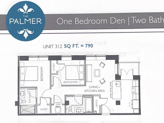 1 BR, 1 BA Apartment 18 East Lancaster Avenue Unit PH 07, Wynnewood, PA 19096