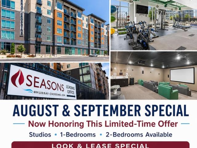 1 BR, 1 BA Apartment 196 W Vine Street Unit A432, Salt Lake City, UT 84107