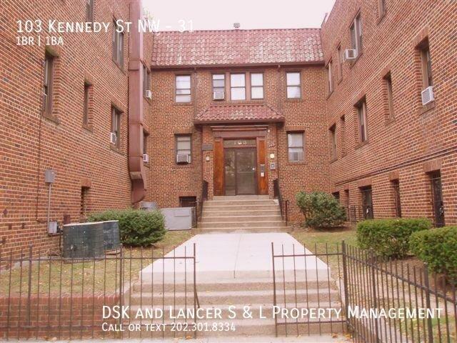 1 BR, 1 BA Apartment 103 Kennedy St NW, Washington, DC 20011