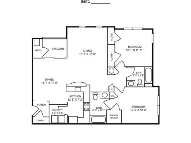 1 BR, 1 BA Apartment 100 Cobblestone Drive Unit 2104, Coatesville, PA 19320