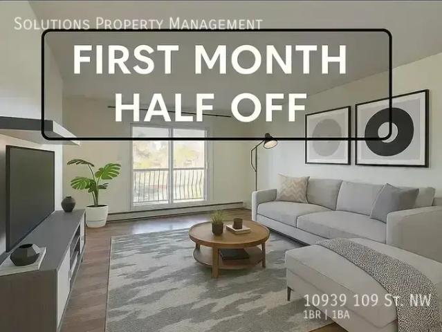 1 BR, 1 BA Apartment 10939 109 St. NW, Edmonton, AB T5H 3C2