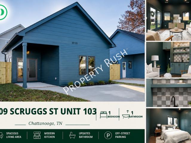 1 BR, 1 BA Apartment 109 Scruggs St Chattanooga, TN 37403