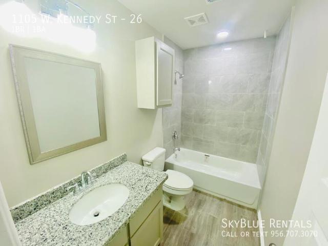 1 BR, 1 BA Apartment 1105 W. Kennedy St, Pharr, TX 78577