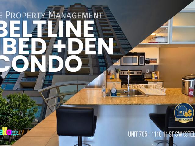 1 BR, 1 BA Apartment 1110 11 Street Southwest 705, Calgary, AB T2R 1S5