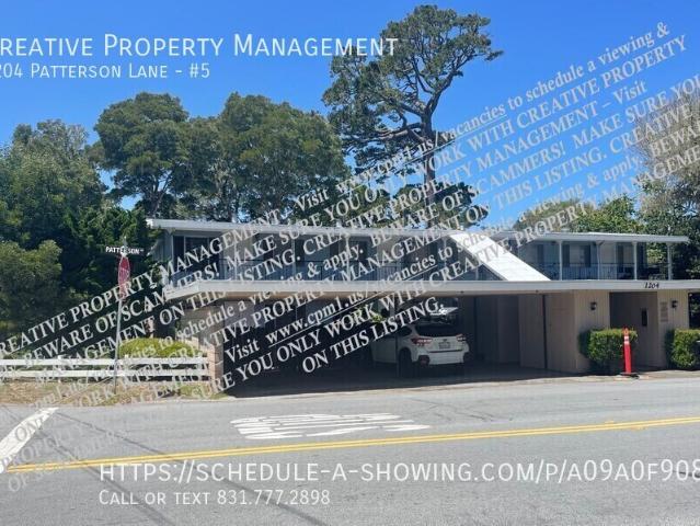 1 BR, 1 BA Apartment 1204 Patterson Lane, Pacific Grove, CA 93950