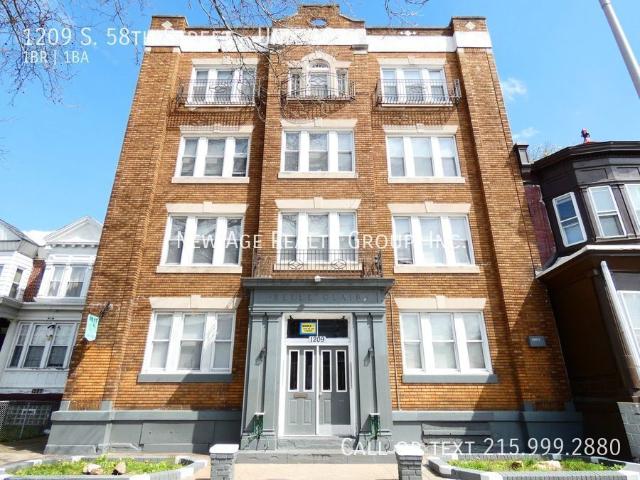1 BR, 1 BA Apartment 1209 S. 58th Street, Philadelphia, PA 19143