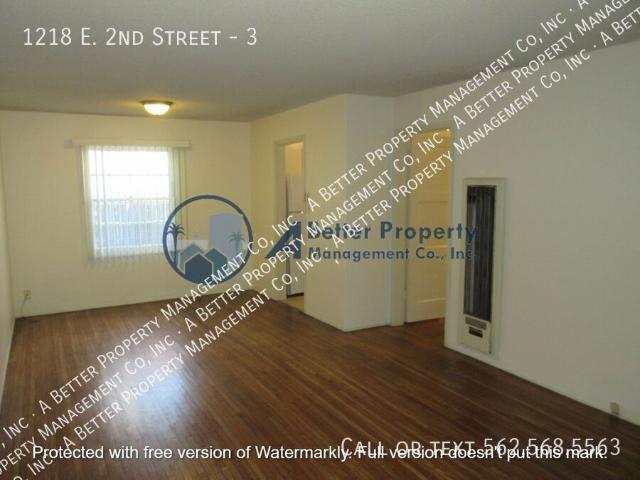 1 BR, 1 BA Apartment 1218 E. 2nd Street, Long Beach, CA 90802