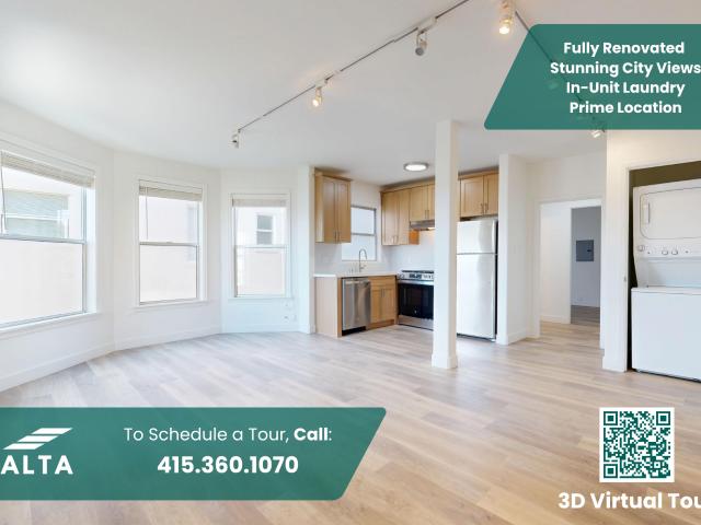 1 BR, 1 BA Apartment 1221 Greenwich Street, San Francisco, CA 94109