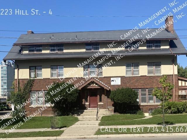 1 BR, 1 BA Apartment 1223 Hill St Ann Arbor, MI 48104