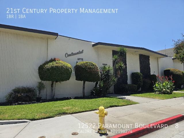 1 BR, 1 BA Apartment 12522 Paramount Boulevard, Downey, CA 90242