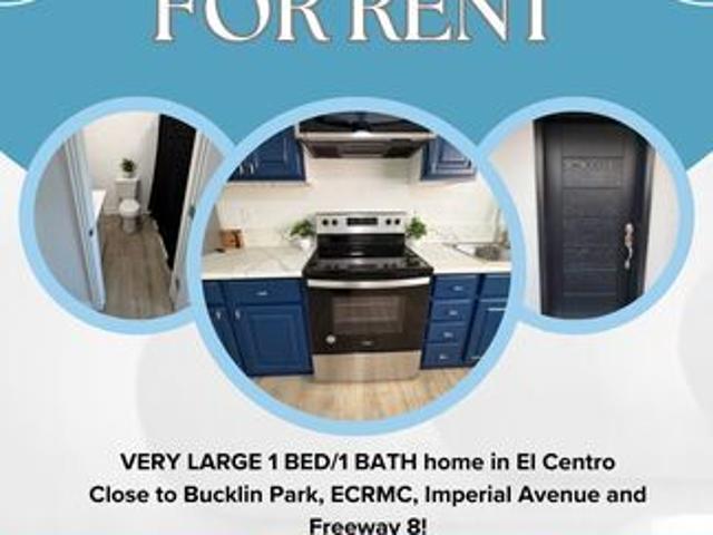 1 BR, 1 BA Apartment 1286 Aurora Drive, El Centro, CA 92243