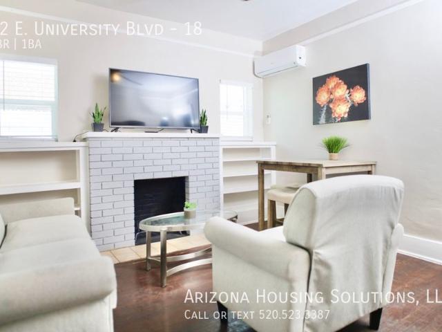 1 BR, 1 BA Apartment 12 E. University Blvd, Tucson, AZ 85705