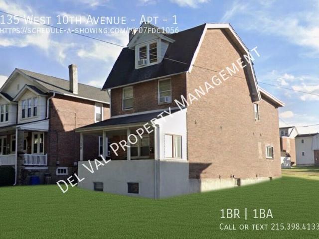 1 BR, 1 BA Apartment 135 West 10th Avenue Apt, Conshohocken, PA 19428