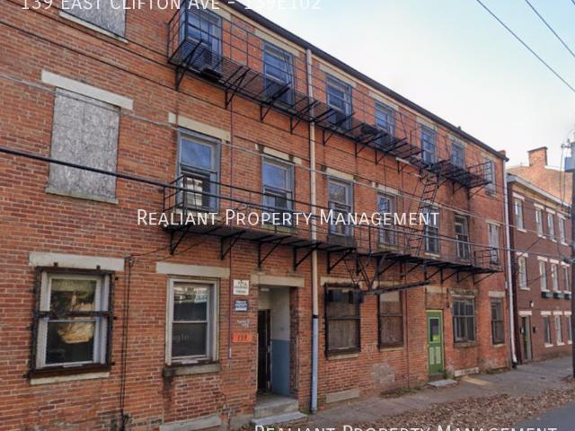 1 BR, 1 BA Apartment 139 East Clifton Ave, Cincinnati, OH 45202
