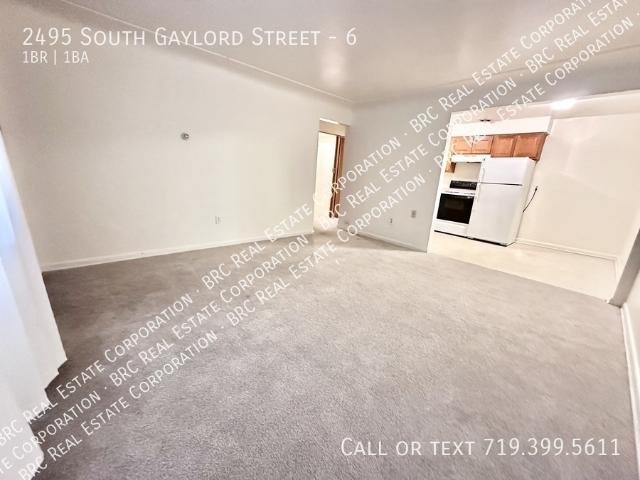 1 BR, 1 BA Apartment 2495 South Gaylord Street, Denver, CO 80210