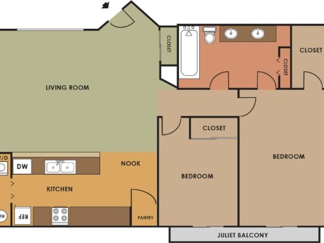 1 BR, 1 BA Apartment 2525 South McClintock Drive Unit 1 bed, 1 bath, $1350, Tempe, AZ 85282