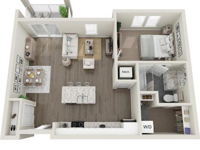 1 BR, 1 BA Apartment 257 Broadway Street Unit 413, Asheville, NC 28801