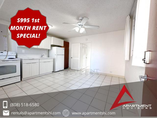 1 BR, 1 BA Apartment 2541 Kuhio Ave, Honolulu, HI 96815