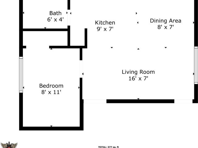 1 BR, 1 BA Apartment 2600 W 12th Street Unit 1805 26, Muncie, IN 47302