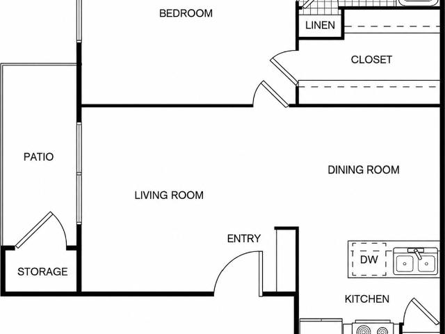 1 BR, 1 BA Apartment 2701 W Bay Area Blvd., Webster, TX 77598