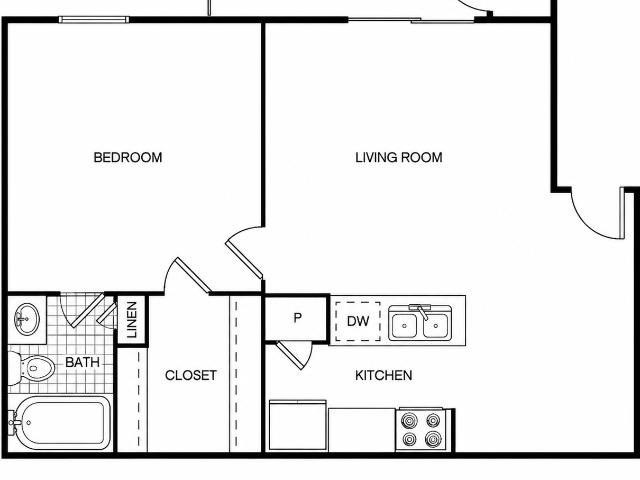 1 BR, 1 BA Apartment 2702 W Bay Area Blvd., Webster, TX 77598