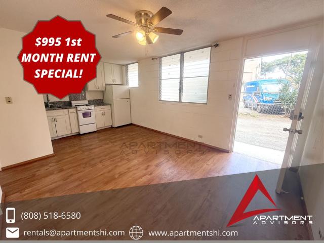 1 BR, 1 BA Apartment 2717 S. King Street, Honolulu, HI 96826