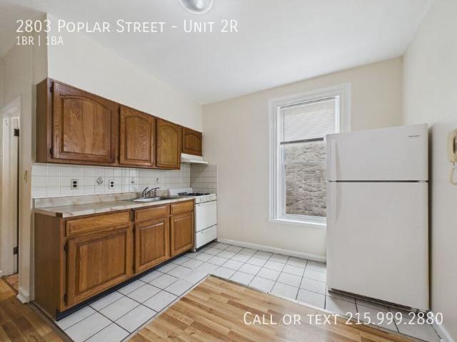 1 BR, 1 BA Apartment 2803 Poplar Street, Philadelphia, PA 19130
