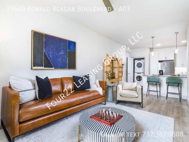 1 BR, 1 BA Apartment 29600 Ronald Reagan Boulevard, Georgetown, TX 78633