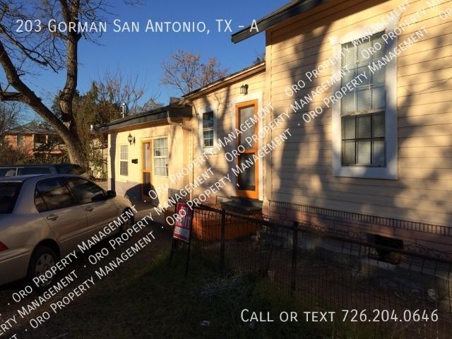 1 BR, 1 BA Apartment 203 Gorman San Antonio, TX, San Antonio, TX 78202