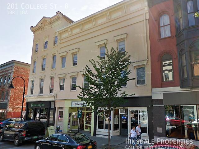 1 BR, 1 BA Apartment 201 College St, Burlington, VT 05401