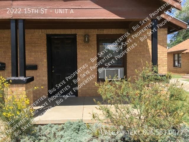 1 BR, 1 BA Apartment 2022 15th St, Lubbock, TX 79401