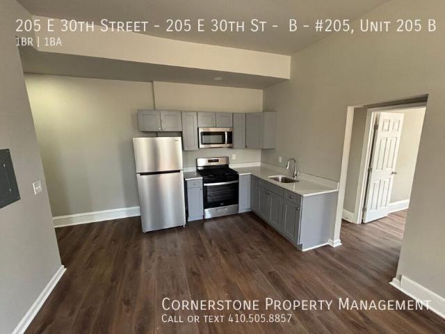 1 BR, 1 BA Apartment 205 E 30th Street 205 E 30th St B, Baltimore, MD 21218