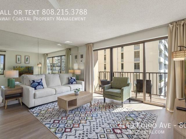 1 BR, 1 BA Apartment 2140 Kuhio Ave, Honolulu, HI 96815