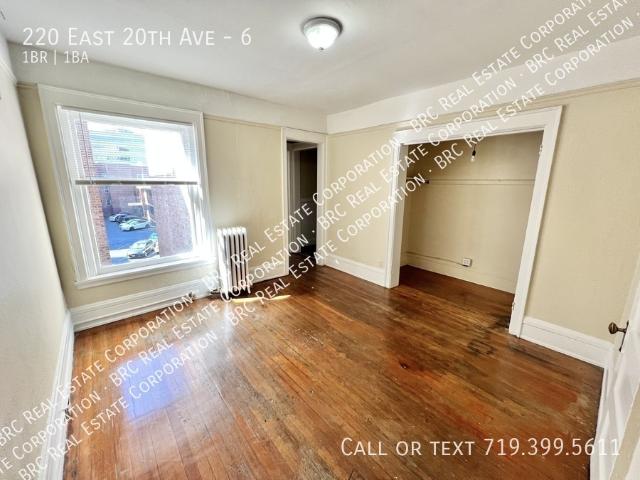 1 BR, 1 BA Apartment 220 East 20th Ave, Denver, CO 80205
