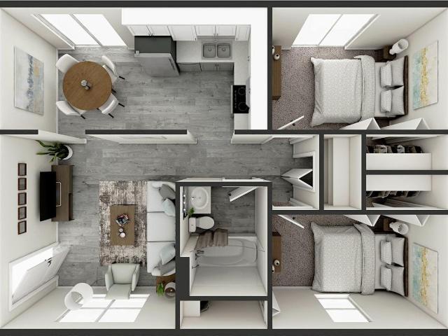 1 BR, 1 BA Apartment 2218 E 59th St Unit 2803, Tulsa, OK 74105