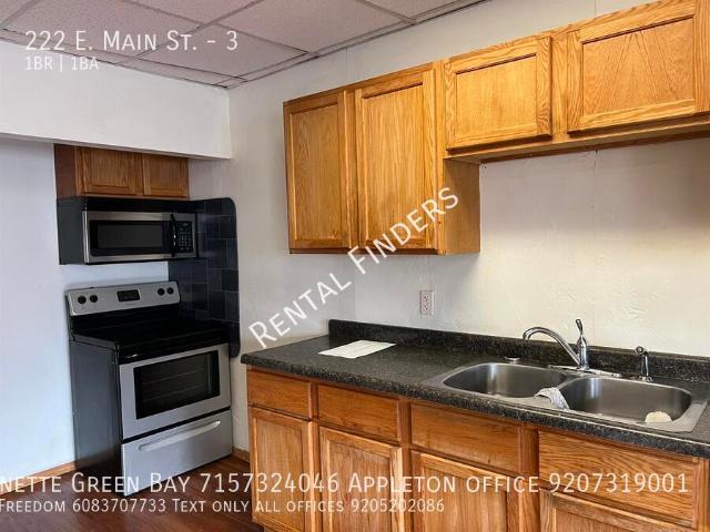 1 BR, 1 BA Apartment 222 E. Main St Chilton, WI 53014