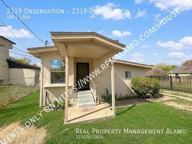 1 BR, 1 BA Apartment 2319 Observation 2319 Observation, San Antonio, TX 78227