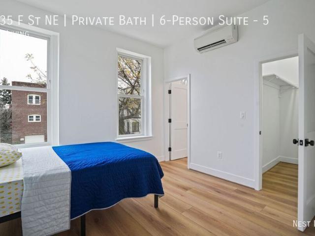 1 BR, 1 BA Apartment 235 F St NE | Private Bath | 6 Person Suite, Washington, DC 20002