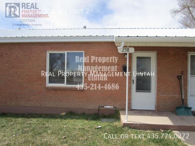 1 BR, 1 BA Apartment 238 South 300 W, Vernal, UT 84078