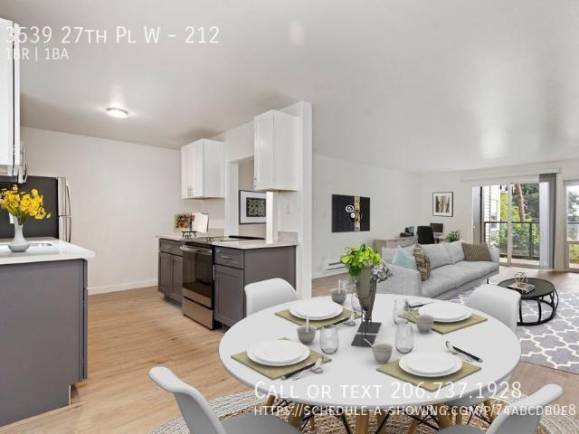 1 BR, 1 BA Apartment 3539 27th Pl W, Seattle, WA 98199