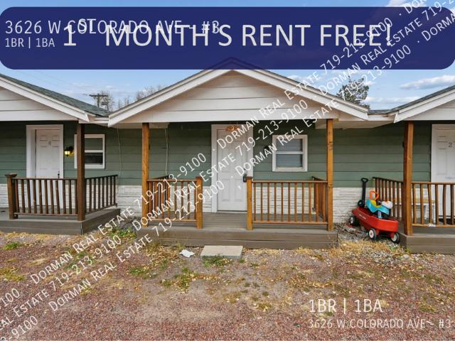 1 BR, 1 BA Apartment 3626 W COLORADO AVE, COLORADO SPRINGS, CO 80904