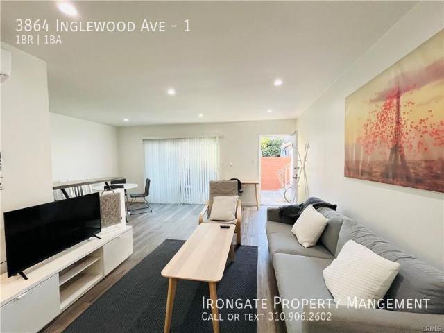 1 BR, 1 BA Apartment 3864 Inglewood Ave, Los Angeles, CA 90066