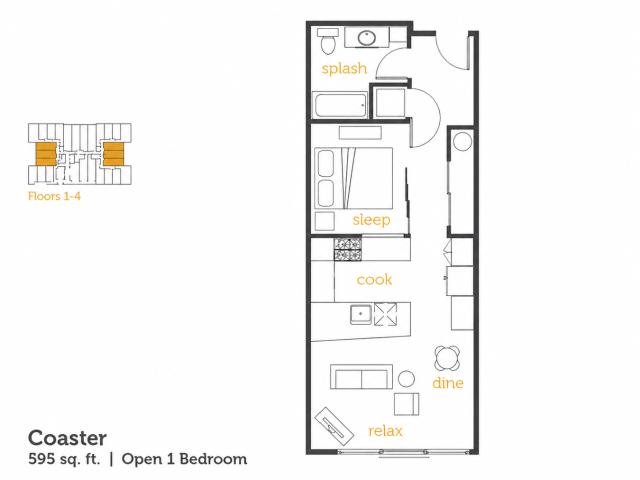 1 BR, 1 BA Apartment 3036 16th Ave W unit, Seattle, WA 98119