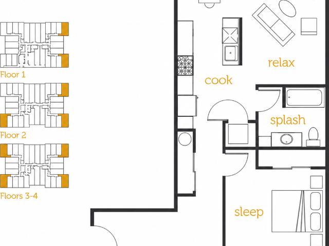 1 BR, 1 BA Apartment 3036 16th Ave W unit, Seattle, WA 98119
