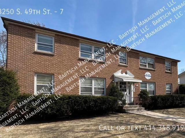 1 BR, 1 BA Apartment 3250 S. 49th St Milwaukee, WI 53219