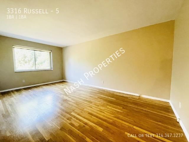 1 BR, 1 BA Apartment 3316 Russell, St. Louis, MO 63104