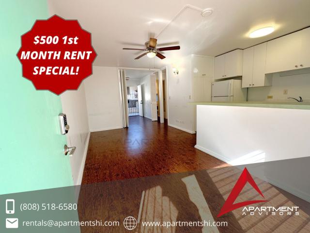 1 BR, 1 BA Apartment 3340 Campbell Ave, Honolulu, HI 96815
