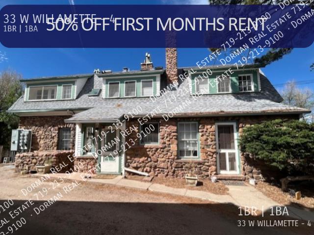 1 BR, 1 BA Apartment 33 W WILLAMETTE, COLORADO SPRINGS, CO 80903