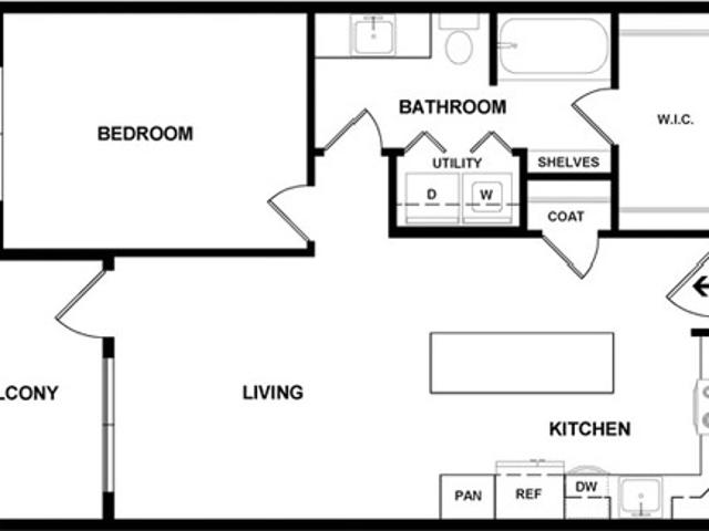 1 BR, 1 BA Apartment 4509 Mount Vernon St, Houston, TX 77006